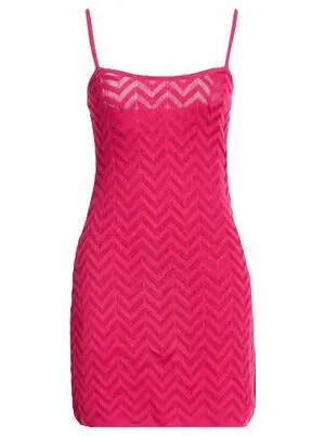 Missoni Knitted Bodycon Mini Dress - Pink