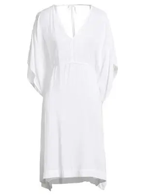 EA7 Viscose Mini Dress - White