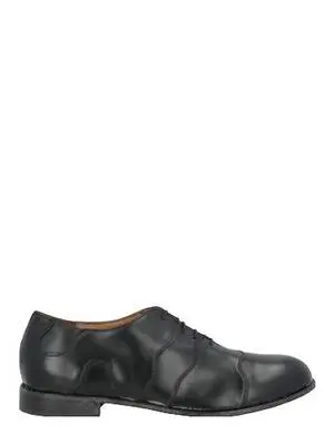 Moma Lace-up Leather Oxfords - Black