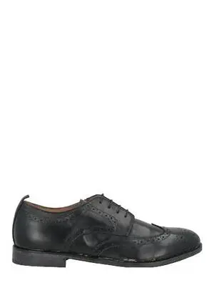Moma Leather Brogues - Black