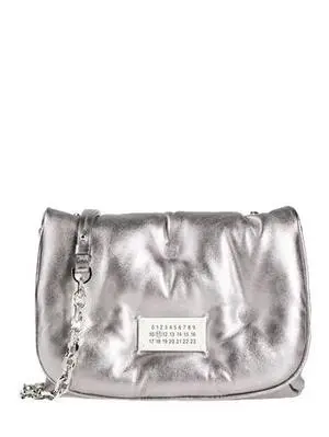 MAISON MARGIELA Cross-body Flap Bag - Silver