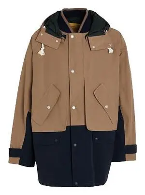 TOD'S Two-tone Shell Parka - Beige