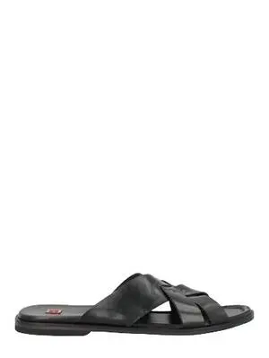 Moma Calfskin Sandals - Black