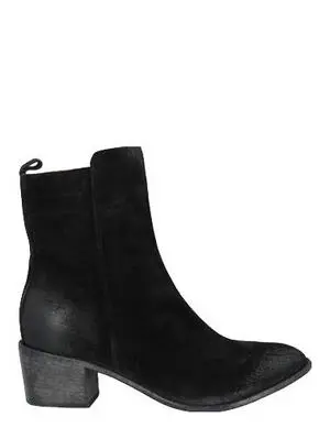 Moma Leather Ankle Boots - Black