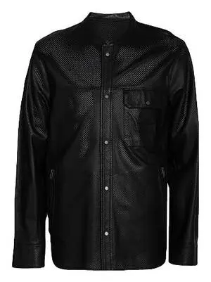 Emporio Armani Shirt Size Lambskin - Black