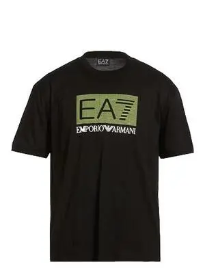 EA7 T-shirt Size Cotton - Black