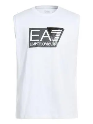 EA7 T-shirt Size Cotton - White