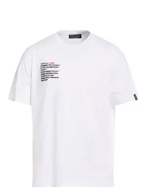 TOD'S NO CODE Tod's No_code Man T-shirt Black Size M Cotton White