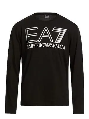 EA7 T-shirt Dark Size Cotton - Black