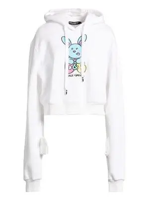 Dolce & Gabbana Cotton-blend Fleece Sweatshirt - White