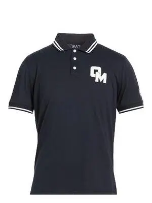 EA7 Polo Shirt Midnight Size Cotton - Blue