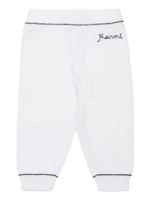 Marni Wool Cashmere Blend Bottoms - White