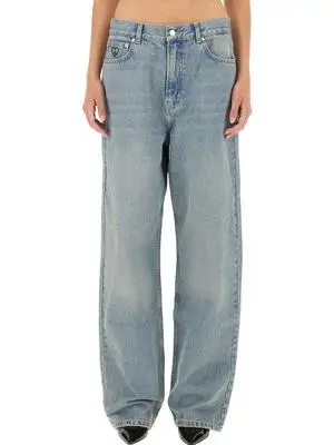 Moschino Cotton Pants - Denim