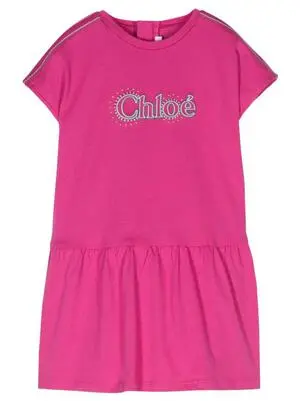 Chloé Cotton Dress - Pink