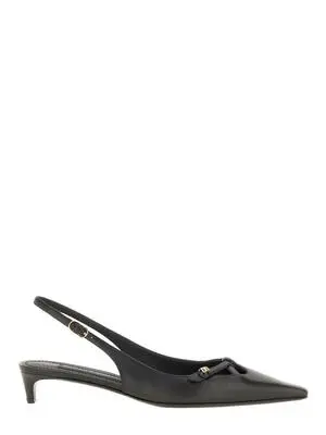Dolce & Gabbana Tassel Slingback Pumps - Black