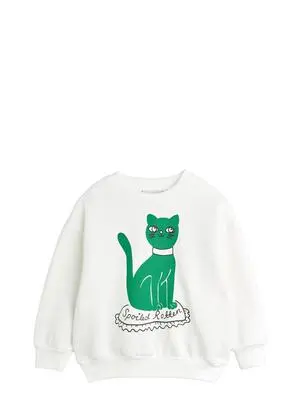 MINI RODINI Cat Sp Sweatshirt Chapter 1 - White
