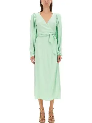 ROTATE BY BIRGER CHRISTENSEN Midi Dress - Green