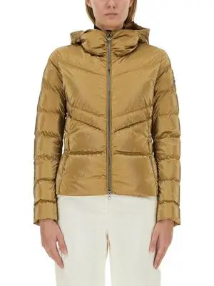 COLMAR Down Jacket With Hood - Gold