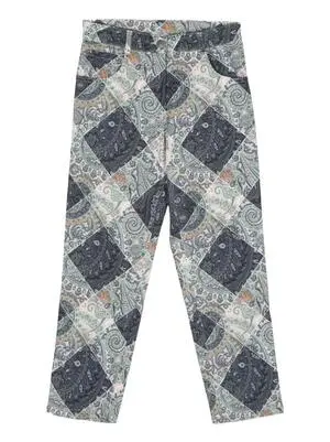 Etro Printed Fabric Pants - Blue