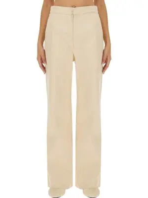 JIL SANDER Flared Pants - Ivory