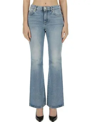 Balmain Flare Fit Jeans - Denim