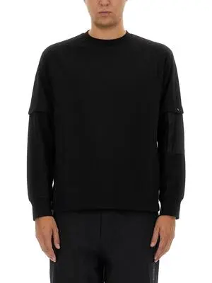 C.P. COMPANY Sweatshirt With Pocket - Black
