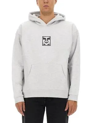 Obey Printed Sweatshirt - Grey