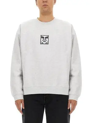 Obey Logo Sweatshirt - Grey