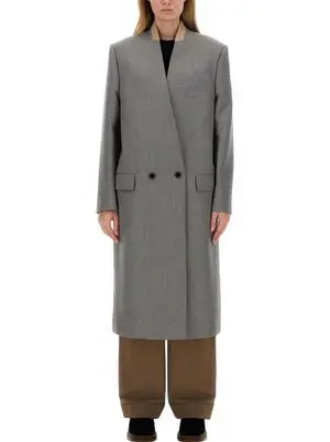 Moschino Virgin Wool Coat - Grey