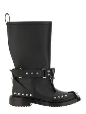 Alexander Wang Dixon Leather Boots - Black