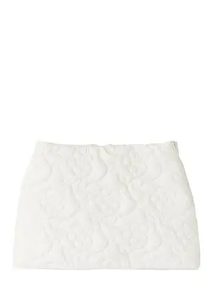 IL GUFO Quilted Skirt - White