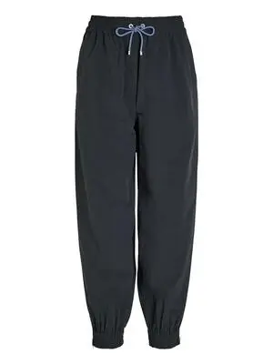 3.1 Phillip Lim Ripstop Zip-Sides Shell Sweatpants Black