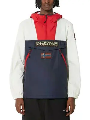 NAPAPIJRI Colourblock Hooded Jacket - Blue