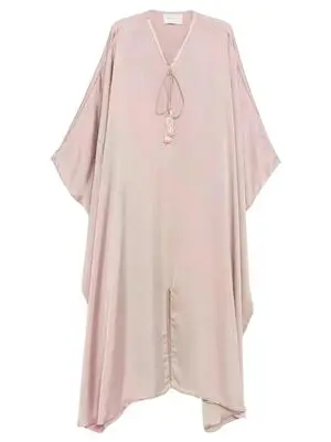 SHATHA ESSA Tassel-embellished Maxi Dress - Pink