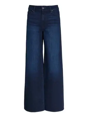 Paige Anessa Wide-leg Jeans - Blue