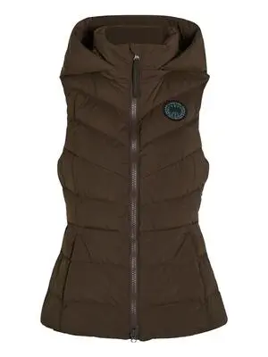 Canada Goose Clair Detachable-hood Padded Gilet - Brown