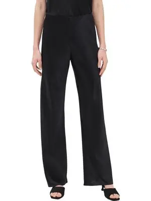 Cami Nyc Bristol Mid-rise Wide Leg Pants - Black