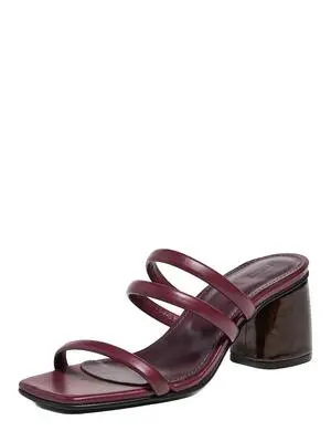 ALOHAS Indiana Bare Leather Sandals - Bare Burgundy