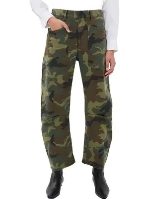 NILI LOTAN Shon Canvas Pants - Camouflage