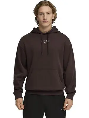 PUMA X Hyrox Heavyweight Relaxed-fit Hoodie - Brown
