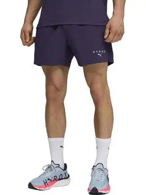 PUMA PUMA X HYROX Dryelite 5" Shorts Purple