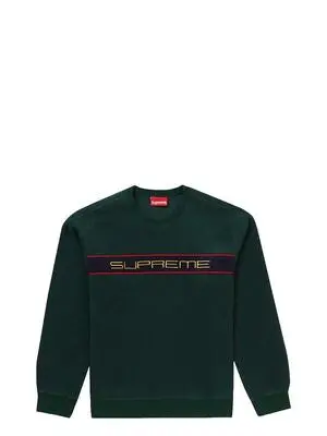 Supreme Polartec Crewneck Sweatshirt - Dark Green