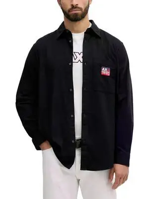 Armani Exchange Chest Pocket Shirt - Black
