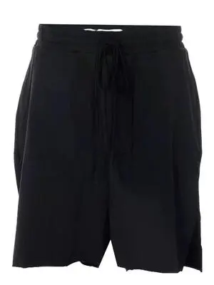 THOM KROM Elasticated Drawstring Shorts - Black
