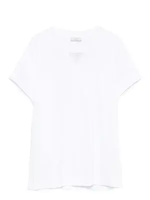 Peserico V-neck Short-sleeve T-shirt - White