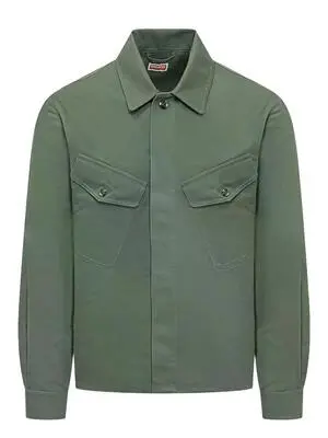 Kenzo Flap Pocket Overshirt - Green
