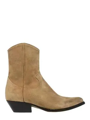 BUTTERO® Flee Pointed-toe Zip Boots - Neutrals