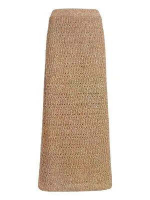 Brunello Cucinelli Maxi Skirt - Neutrals
