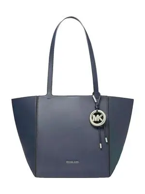 Michael Kors Jordi Leather Tote - Blue