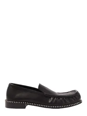 Dries Van Noten Leather Loafers - Black